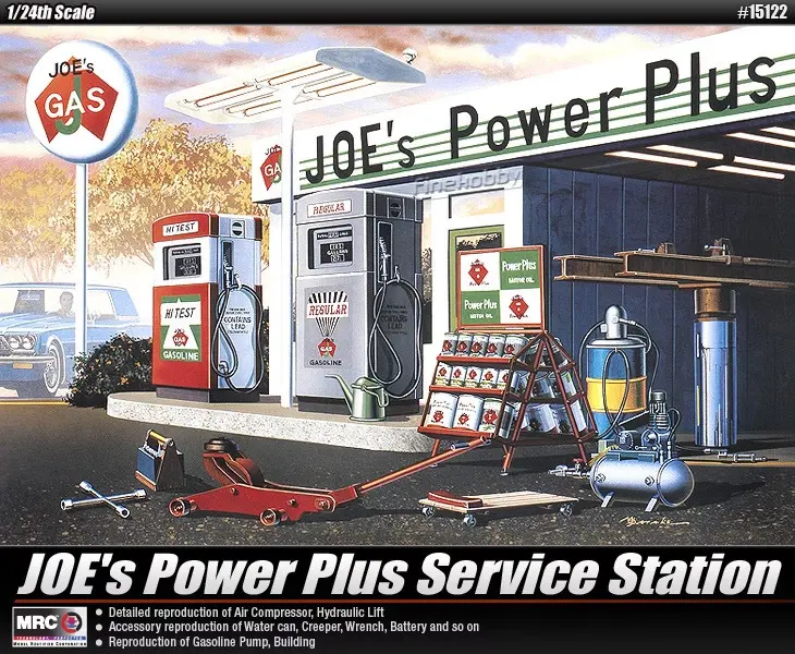 Academy : Joe's Power Plus Service Station | Hobby2000 Modélisme